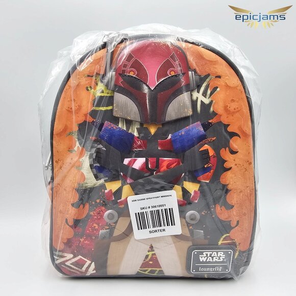 Loungefly | Bags | Loungefly Star Wars Sabine Spray Paint Mini Backpack ...